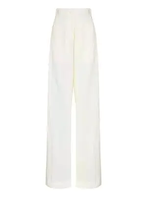 GLORIA COELHO Tailored Trousers - White