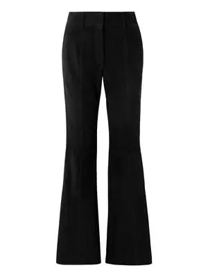Gabriela Hearst Rhein Paneled Suede Pants - Black