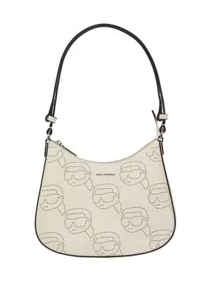 Karl Lagerfeld Ikon Shoulder Bag - Neutrals