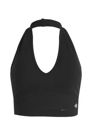 4TH & RECKLESS Sammie Halter Neck Sport Bra - Black