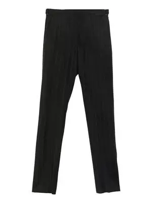TOM FORD Striped Trousers - Black