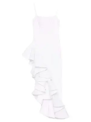 Giuseppe Di Morabito Ruffled Maxi Dress - White