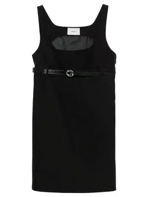 Coperni Belted Mini Dress - Black