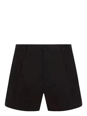 Dolce & Gabbana Pleated Tailored Shorts - Black
