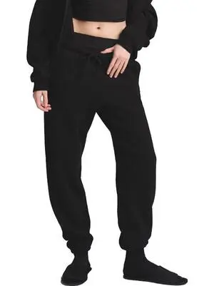 SKIMS Cotton Fleece Blend Classic Joggers - Onyx