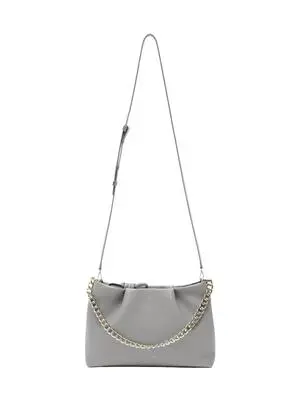 ESIN AKAN 3-in-1 Midi Richmond Leather Crossbody Bag Grey