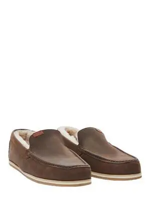 HARI MARI Hacienda Lx Shearling Slipper - Havana Brown
