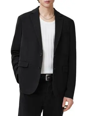 ALLSAINTS Bay Solid Stretch Cotton-blend Sport Coat - Black