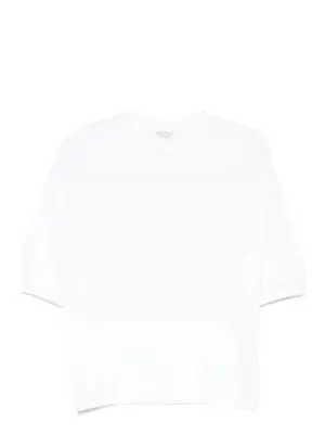 Brunello Cucinelli Knitted T-shirt - White
