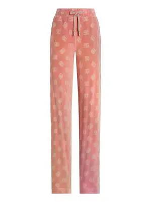 Dolce & Gabbana Dna Logo Jacquard Track Pants - Pink