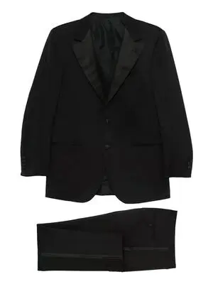 Kiton Single-breasted Suit - Black