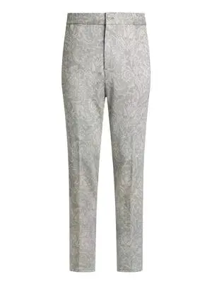 Etro Jacquard Trousers - Grey