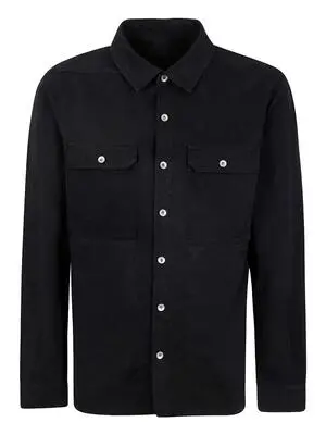 Rick Owens Organic Cotton Button-up Shirt - Black