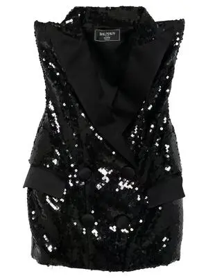 BALMAIN Balmain Sequinned Mini Dress