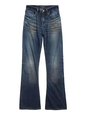 Balenciaga Bootcut Denim Pants - Blue