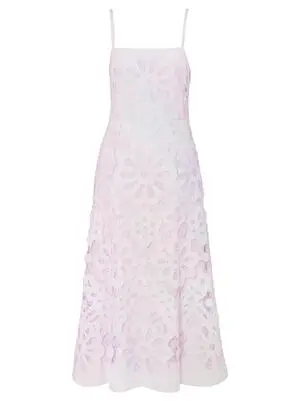 TEMPERLEY LONDON Guinevere Midi Dress - Pink