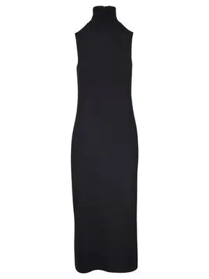 Vince Halterneck Long Dress - Black