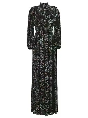 Adam Lippes Emilia Printed Dress - Black