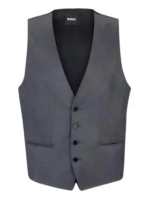 BOSS Tailored Waistcoat - Grey
