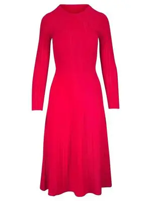Veronica Beard Nami Midi Dress - Red