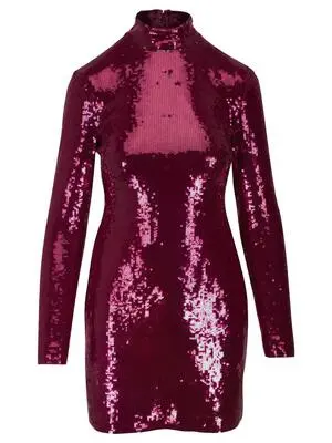 Veronica Beard Sequin-embellished Dress - Red