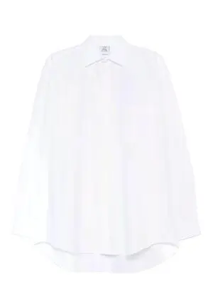 Vetements Logo-jacquard Shirt - White
