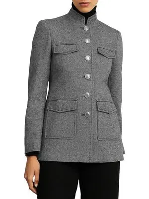 HOBBS LONDON Hetty Coat - Black White