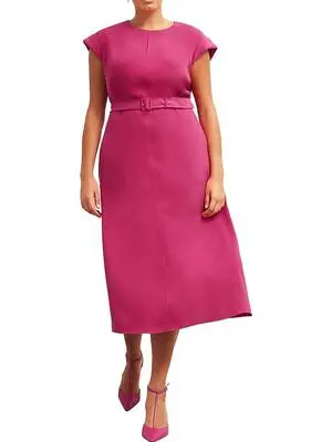 HOBBS LONDON Meera Dress - Zinnia Pink