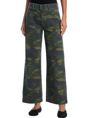 ASKK NY Camouflage Wide Leg Pants - Camo