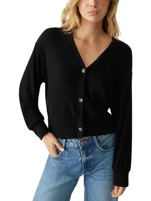 Michael Stars Michael Stars Ilsa V-Neck Cardigan Black