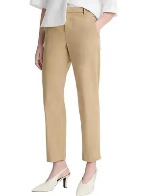 Vince Mid-Rise Ankle Chinos Desert