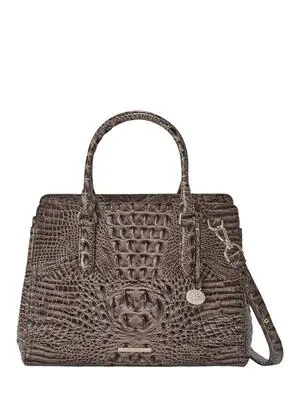 Brahmin Small Finley Satchel - Smokey Taupe Melbourne