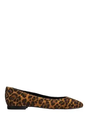 MARGAUX LONNBERG The Pointe Flat - Leopard Suede