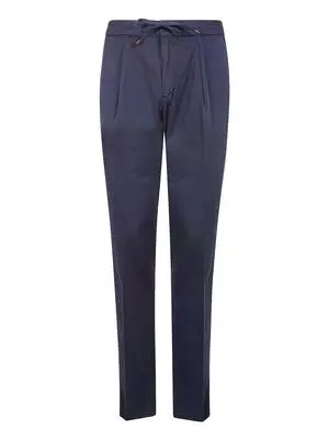 Incotex Pleat-detail Trousers - Blue