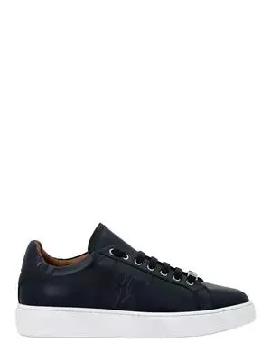 BILLIONAIRE Nappa Low-top Sneakers - Blue