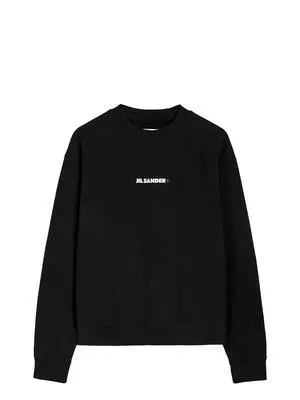JIL SANDER Logo-print Sweatshirt - Black
