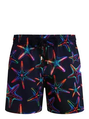Vilebrequin Graphic Print Swim Shorts - Blue