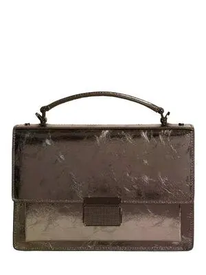GOLDEN GOOSE Venezia Crossbody Bag - Grey