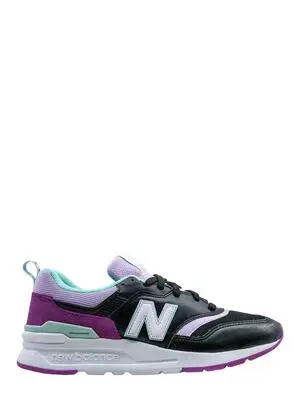 NEW BALANCE Panelled Lace-up Sneakers - Black