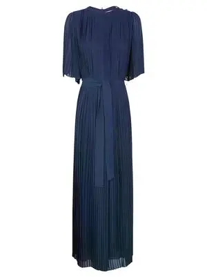 TWINSET Pleated Jumpsuit - Blue
