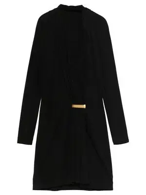 TOM FORD Draped Mini Dress - Black