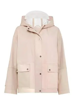 Brunello Cucinelli Water-resistant Canvas Jacket - Pink