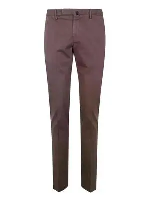 Incotex Slim-cut Chino Trousers - Brown
