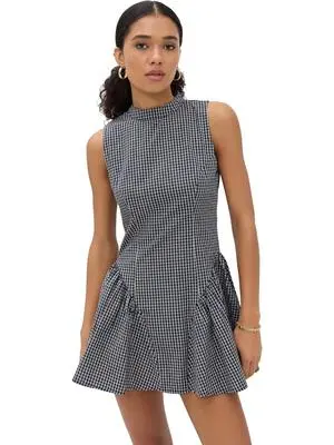 Lioness Chelsea Mini Dress - Noir Check