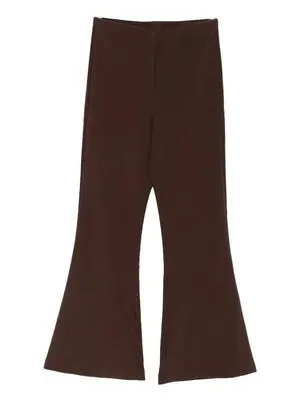 BY MALENE BIRGER Vilanna Ponte Jersey Trousers - Warm Brown