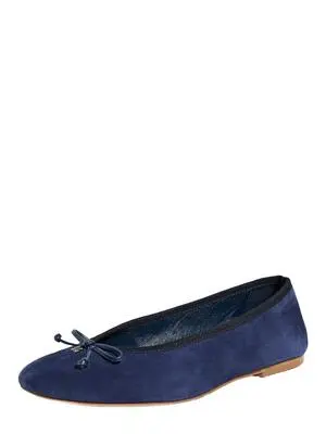 Larroude Pavlova Ballet Flats - Indigo