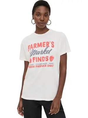 The Original Retro Brand Farmers Market Tee - Antique White