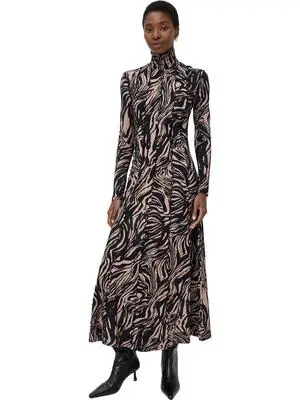 Proenza Schouler White Label Mabel Maxi Dress - Fawn Multi