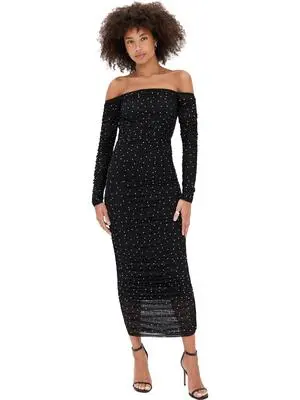 CAROLINE CONSTAS Aria Midi Dress