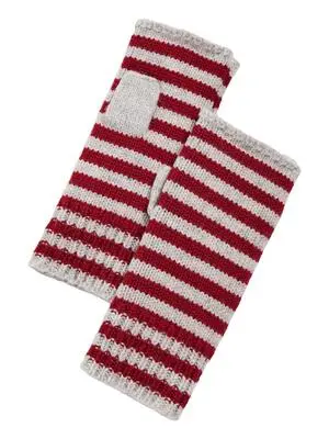 DAMSON MADDER Striped Wool Mittens - Multi